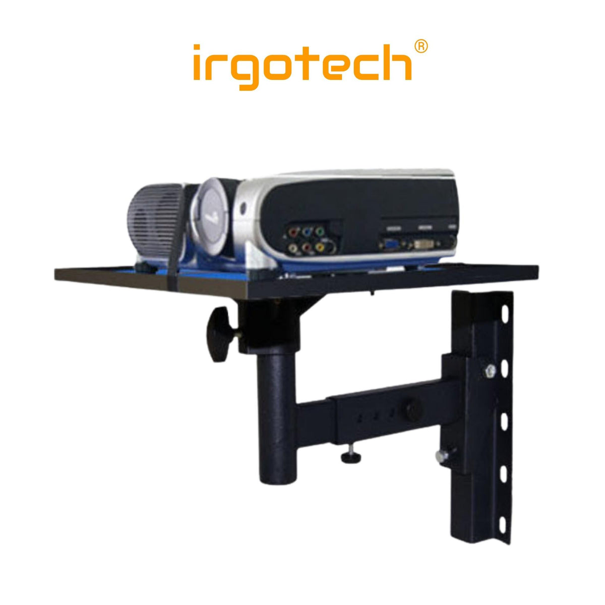 IRGOTECH Sturdy Projector Wall Mount Full Motion Retractable Universal